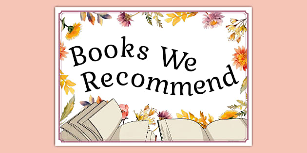 * NEW * Wildflower Botanical Themed Books We Recommend Display Poster * NEW * Wildflower Botanical Themed Books We Recommend Display Poster