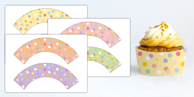 Cupcake Printable Pattern