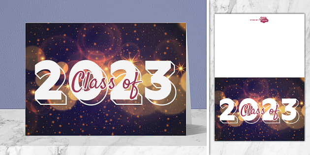 Class of 2023 Card | Twinkl Party (teacher made) - Twinkl