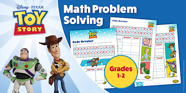 Toy Story: Math Codebreaker for 1st-2nd Grade