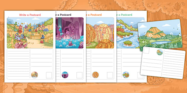 Sloth's Accidental Adventure Postcard Writing Templates Sloth's Accidental Adventure Postcard Writing Templates