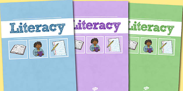 A4 Literacy Divider Covers-literacy divider covers, divider covers ...