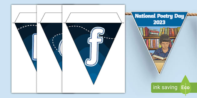 National Poetry Day The Environment Display Bunting - Twinkl