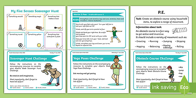 eSports Week Challenge Cards – Tuesday to Thursday