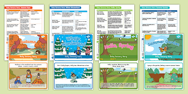 The Seasons Baby Sensory Stories Resource Pack | Twinkl