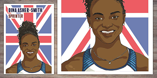 Dina Asher-Smith Poster | Twinkl Party (teacher made)