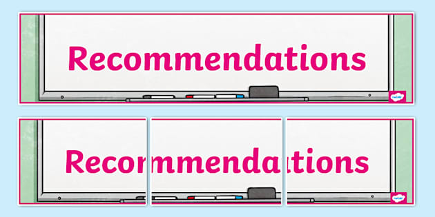 * NEW * Recommendations Display Banner (professor feito) * NEW * Recommendations Display Banner (professor feito)