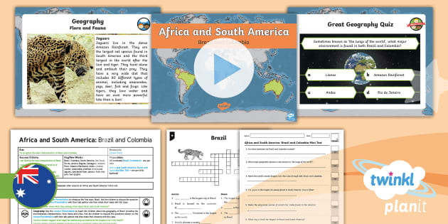 Year 4 HASS Geography Africa and South America Lesson 6