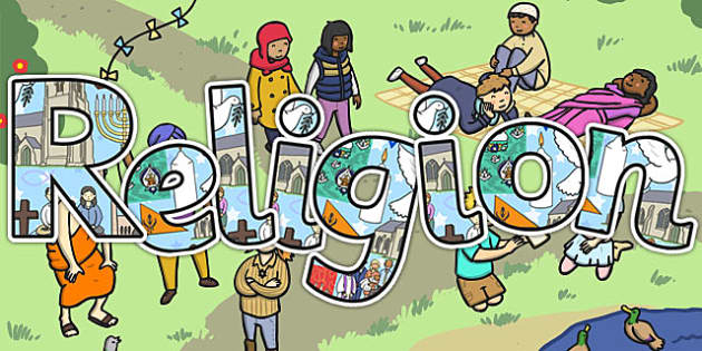 Religion Title Display Lettering (teacher made) - Twinkl