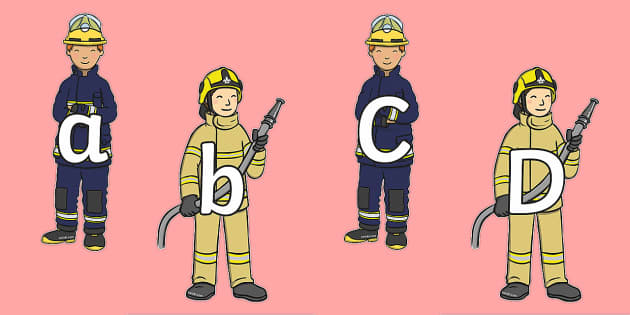 A to Z Alphabet on Firefighters (teacher made) - Twinkl