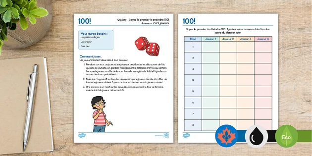 Math Race To 100