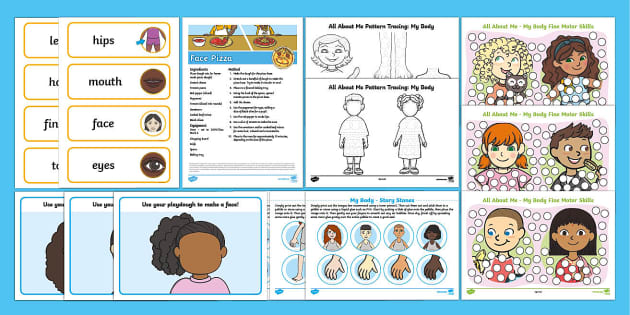 Ages 2-3 All About Me - My Body Resource Pack - Twinkl