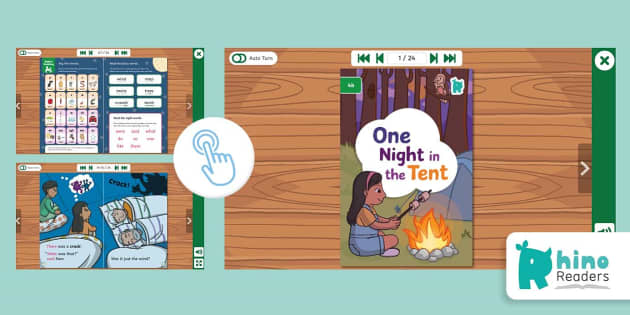 Level 4b Decodable Readers: One Night in the Tent - Twinkl