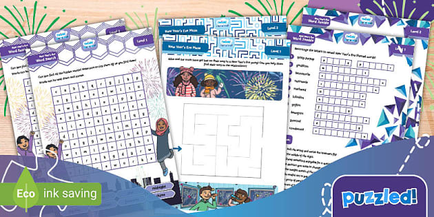 New Year's Eve Puzzle Pack | Twinkl Puzzled (teacher made)