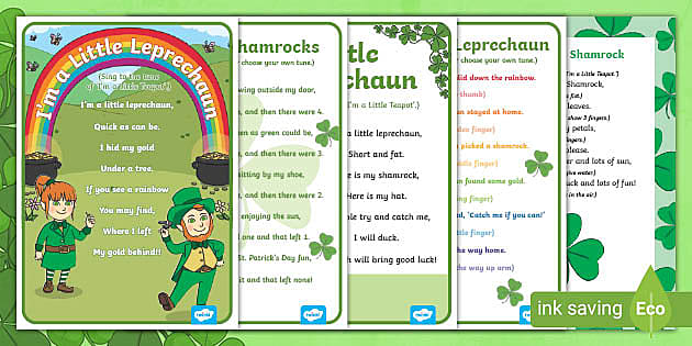 St. Patrick's Day Songs and Rhymes