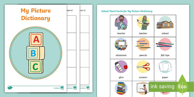 Picture Word Cards | School Dictionary | Primary Resources