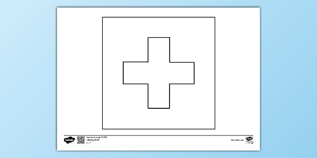Switzerland A4 Colouring Flag (Hecho por educadores)