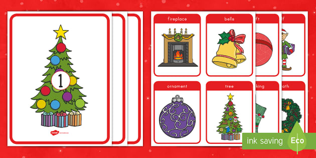 Christmas Syllables Sorting Activity (teacher made) - Twinkl