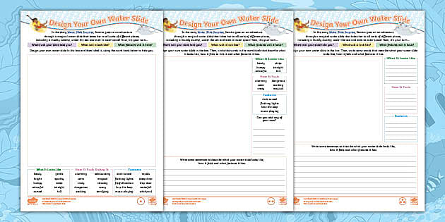 Design Your Own Water Slide Activity | Twinkl Originals