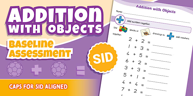 Foundation Phase - Mathematics - Addition with Objects - Baseline ...
