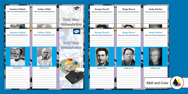 Eighth Grade Cold War Writers/Artists Trifold Pamphlet Project