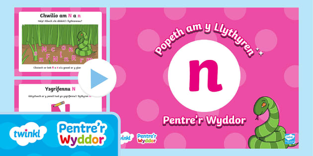 Pentre'r Wyddor: Popeth am y Llythyren n (teacher made)