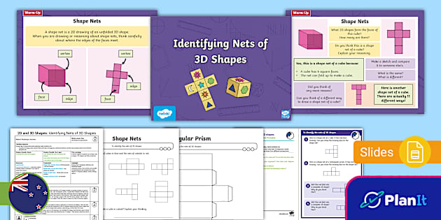 During Year 5 Spatial Reasoning: 2D and 3D Shapes (Identifying Nets of 3D
