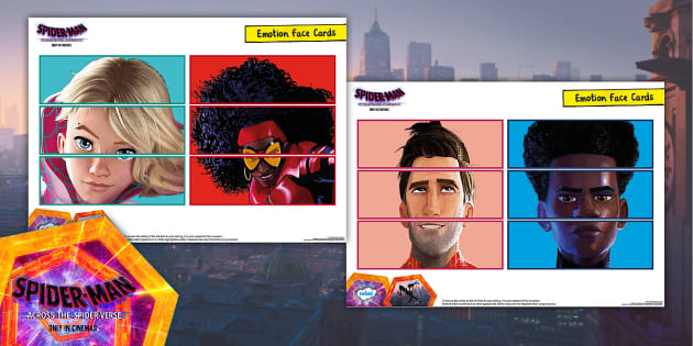 FREE! - Spider-Man™: Emotions Face Cards (professor feito)