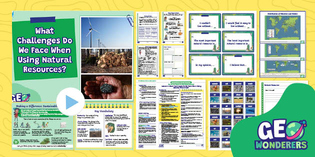 Geo Wonderers KS2 Distribution of Natural Resources Lesson 2