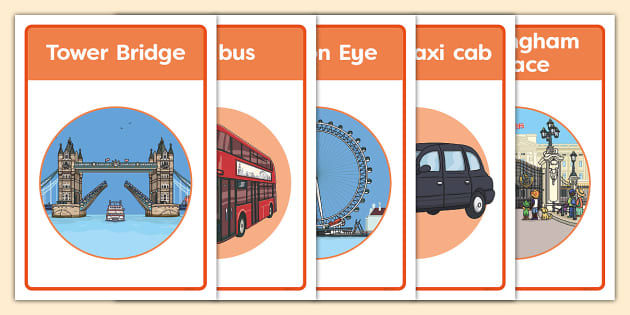 Originals First Words Posters: London (teacher made)