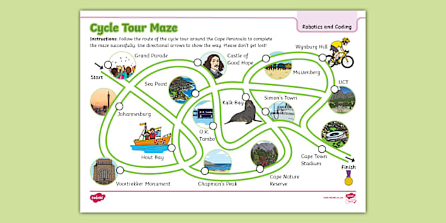 Robotics and Coding Cycle Tour (teacher made) - Twinkl