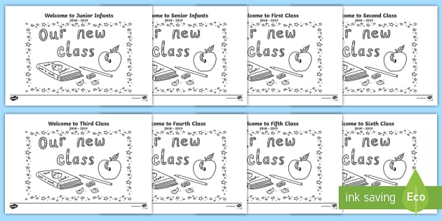 Back to School Colouring Pages | 1st/2nd Class - Twinkl