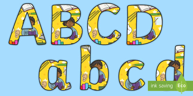 English Learning Wall Title Display Lettering (teacher made)