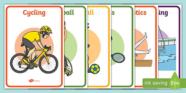 Sports Posters for Display - Teaching Resources - Twinkl