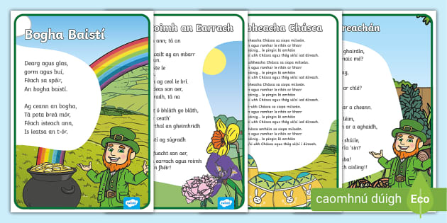 Junior Cycle Easter Poetry Gaeilge | An Cháisc Dán | Twinkl Junior Cycle Easter Poetry Gaeilge | An Cháisc Dán | Twinkl