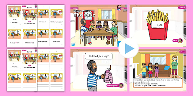 'y, z, zz, qu, ch' Phoneme Lesson Plan Phase 3 - Twinkl Phonics