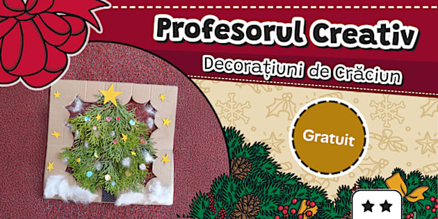 Brăduleț, brăduț drăguț – Profesorul creativ de Crăciun