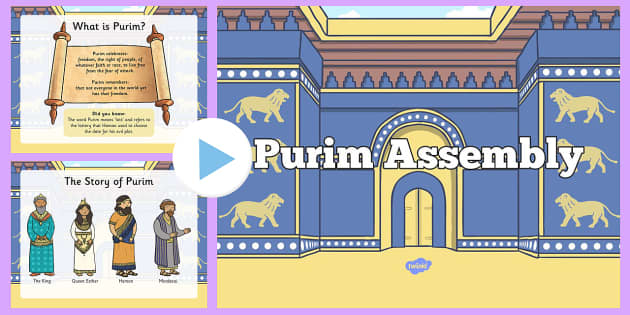 Purim Assembly PowerPoint (teacher made)