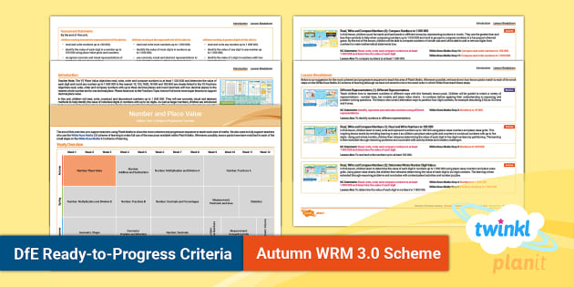 FREE! - Year 5 Number and Place Value Maths Steps to Progression Overview