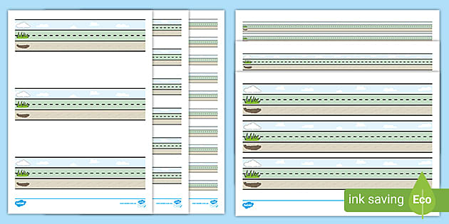 Dotted Thirds Handwriting Line Guides teacher Made 