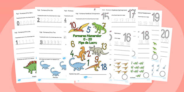 Formarea cifrelor (teacher made) - Twinkl