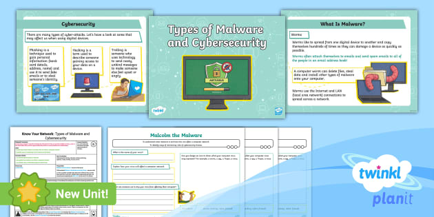 Computing- Types of Malware and Cyber Security- Year 6- Lesson 6