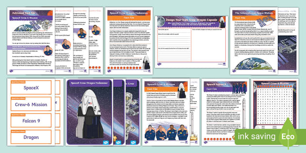 SpaceX Crew-6 Mission Resource Pack (teacher made) - Twinkl