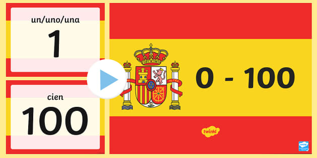  Spanish Numbers 1 100 PowerPoint Teaching Resources