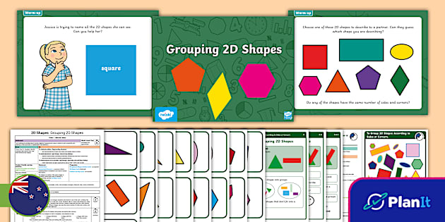 Phase 1 Space: 2D Shapes (Grouping 2D Shapes) Lesson 4