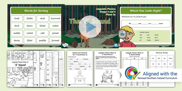 Phase 3a 'd' Sound Linguistic Phonics Activities Pack