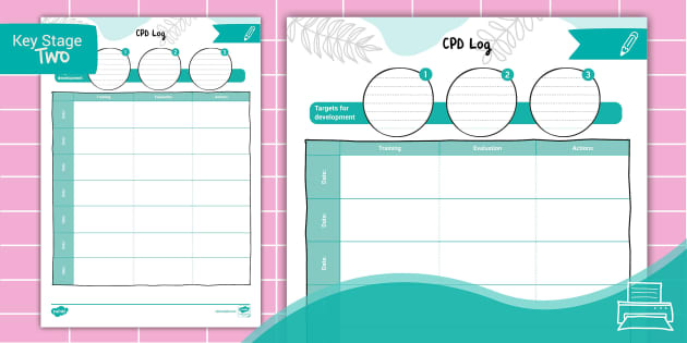 KS2 | CPD Log | Teacher Planner (teacher made) - Twinkl
