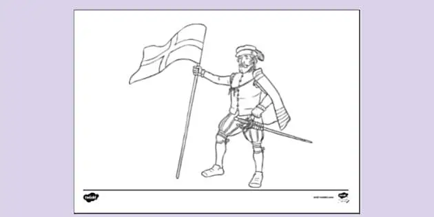 John Cabot Coloring Pages