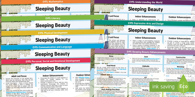 EYFS Sleeping Beauty Lesson Plan and Enhancement Ideas