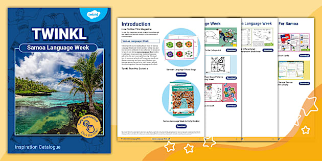Samoa Language Week Inspiration Interactive Catalogue